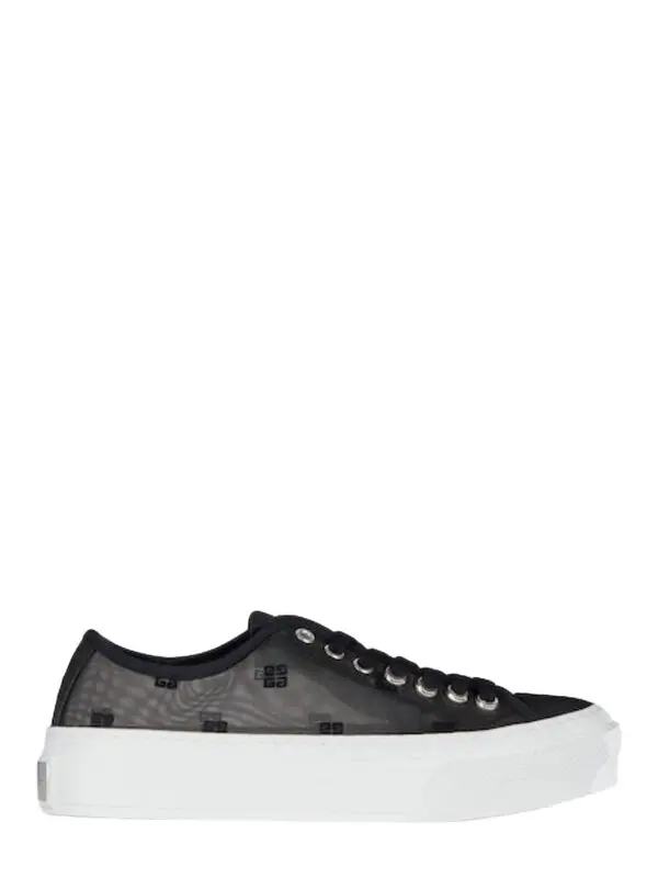 Givenchy 4g Logo Mesh Sneakers - Black/white