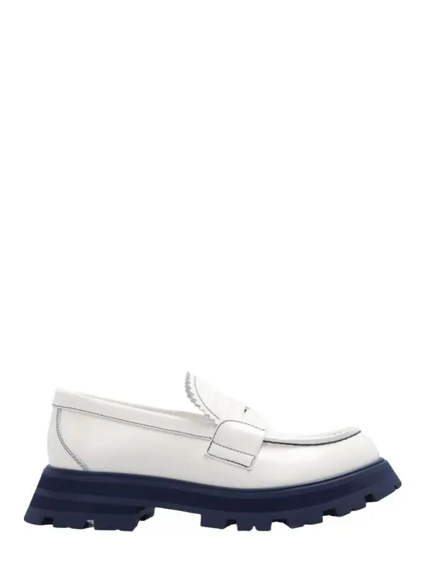 Alexander McQueen Wander Chunky Lug Loafers - White