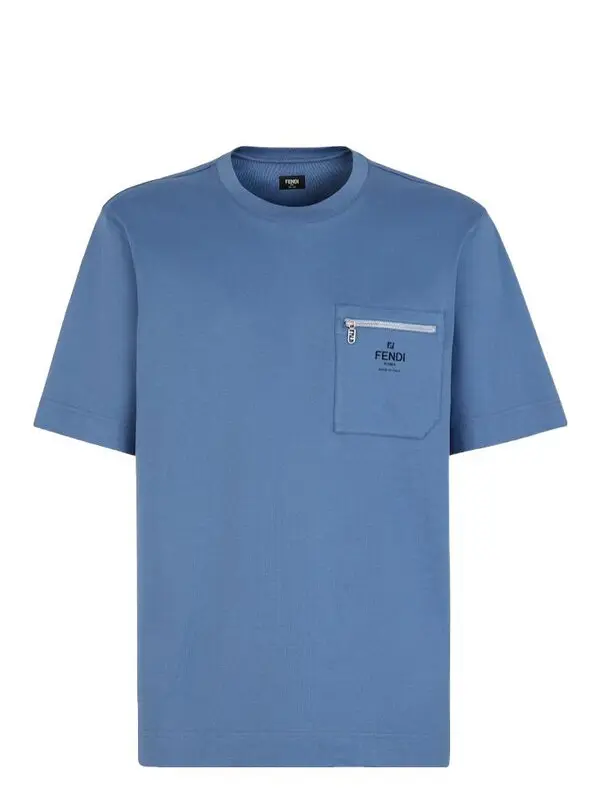 Fendi Cotton T-shirt - Blue