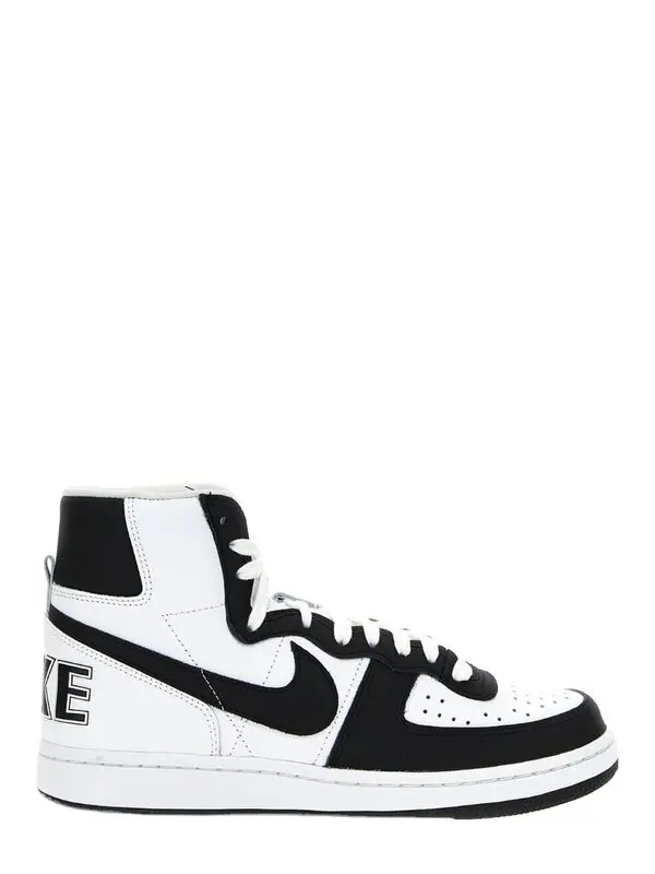 Comme Des Garçons X Nike High Top Sneakers - White