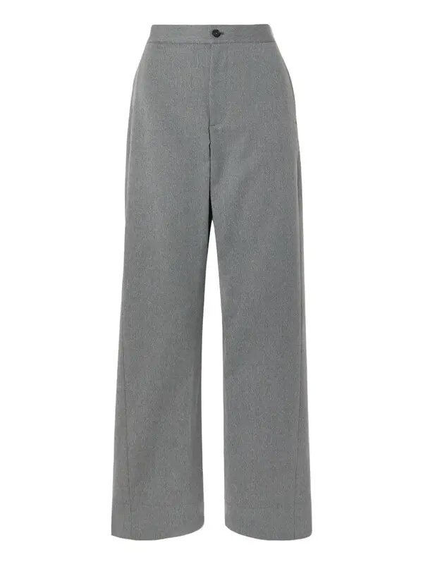 JIL SANDER Tailored Button-up Trousers - Green