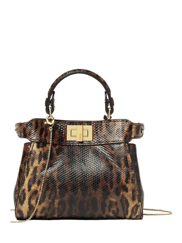 Fendi Nano Peekaboo Tote Bag - Multicolour