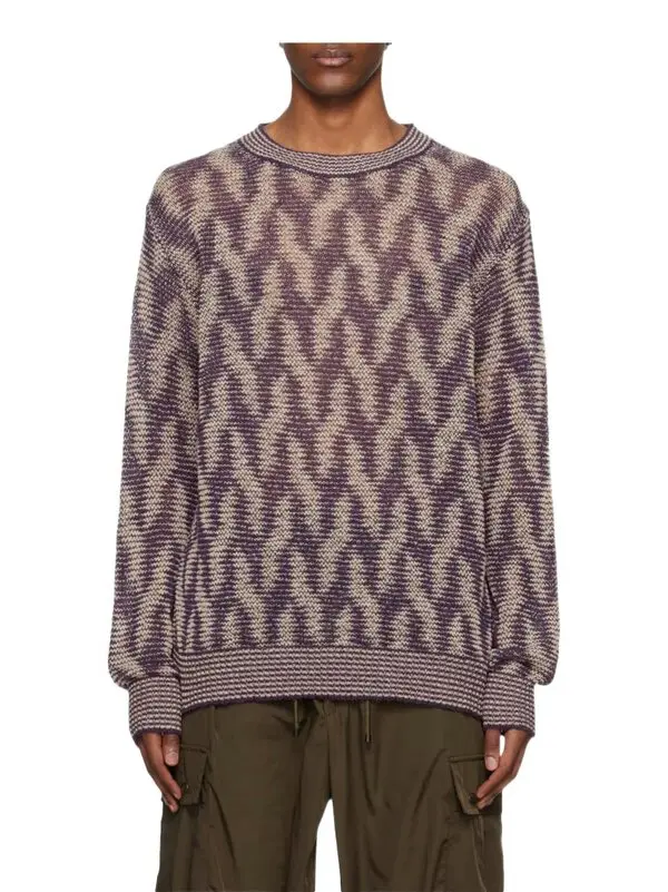 Dries Van Noten Patterned Long-sleeve Sweater - Multicolor