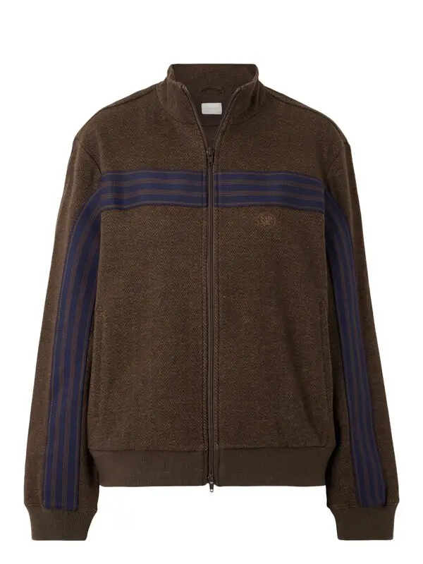 Aimé Leon Dore Long Sleeve Zip Up Jacket - Green
