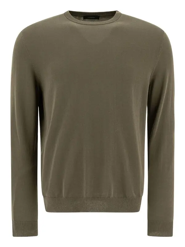 ZANONE Classic Knit Sweater - Green