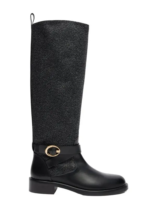STUART WEITZMAN Benni Riding Boot - Black