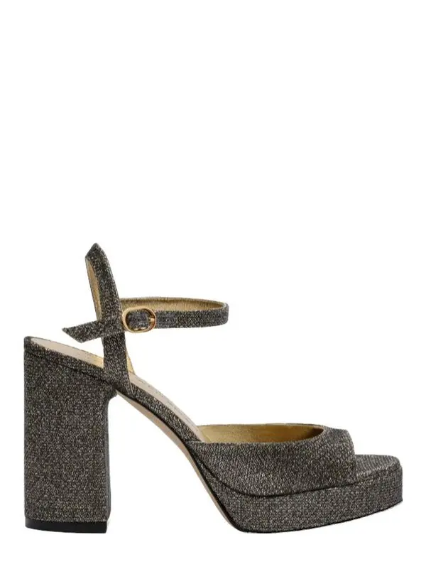 STUART WEITZMAN Platform Sandals With Thick Heel And Ankle Strap - Black