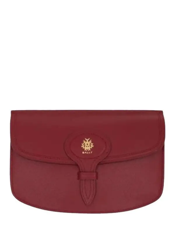 Bally Flap Shoulder Bag - Red