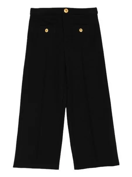 Versace Medusa Button Trousers - Black