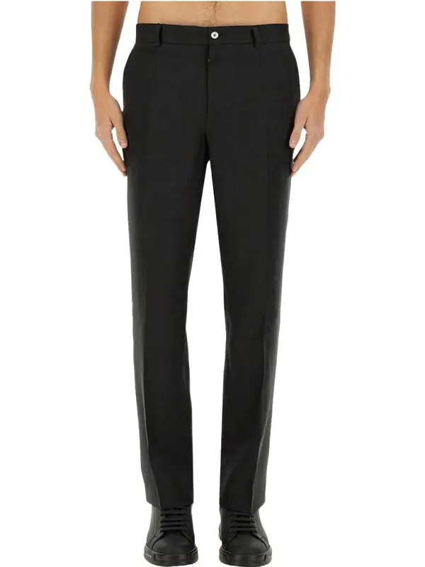 Dolce & Gabbana Tailored Pleated Trousers - Black