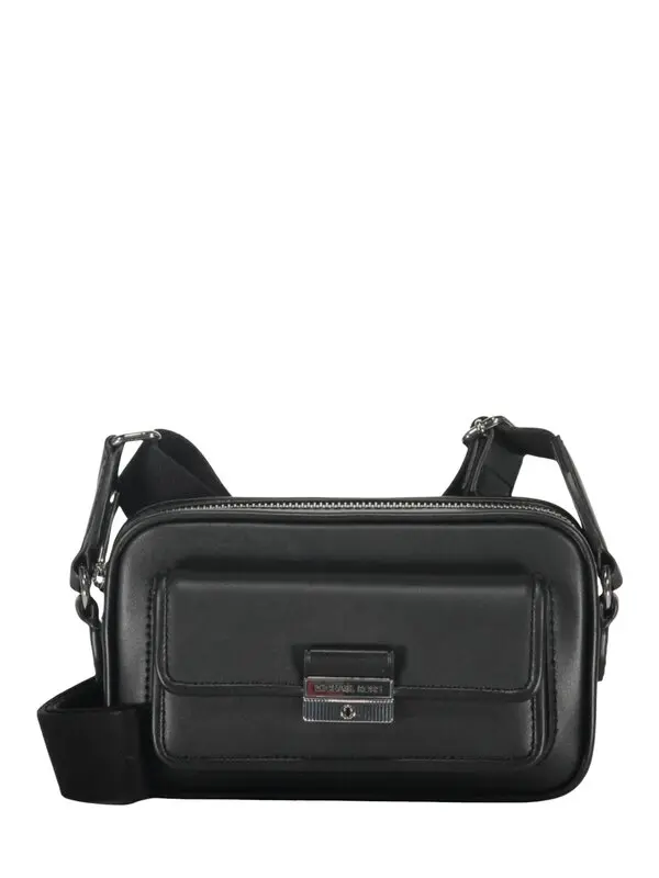 Michael Kors Front Pocket Shoulder Bag - Black