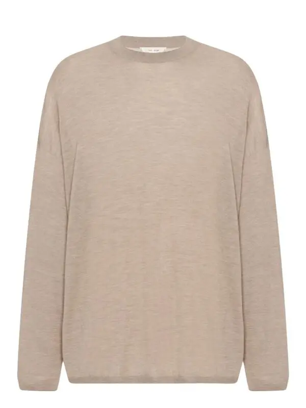 THE ROW Akito Cashmere Sweater - Greige