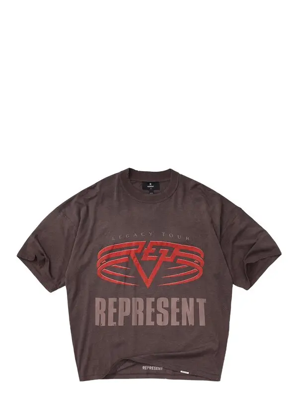 REPRESENT Double-sided T-shirt - Brown