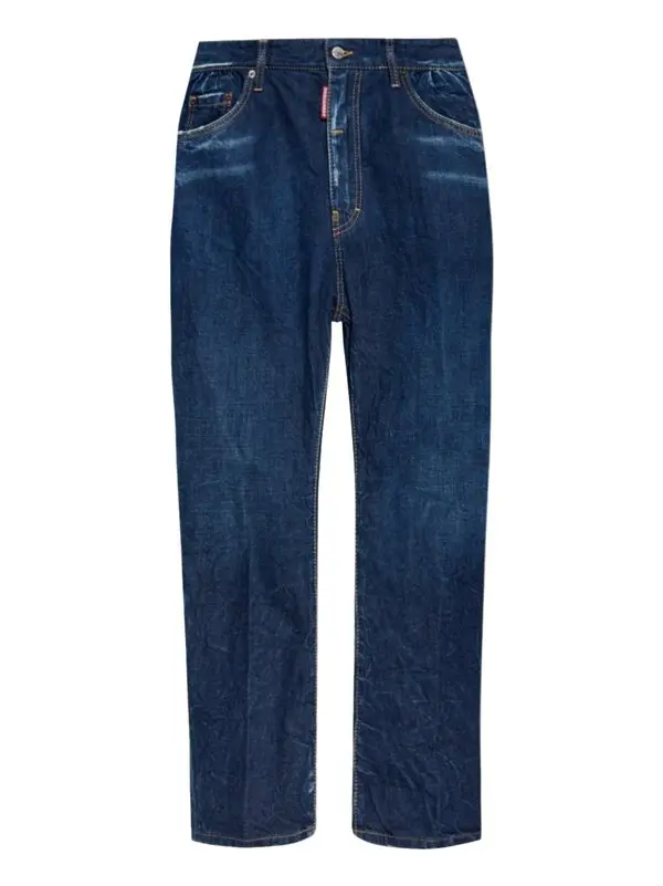 Dsquared2 Distressed Five-pocket Jeans - Blue
