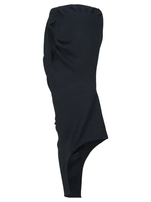 Issey Miyake Aerate Asymmetric Dress - Black