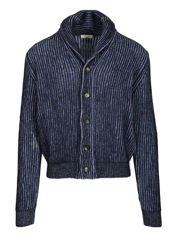 Jacob Cohen Shawl Collar Cardigan - Blue