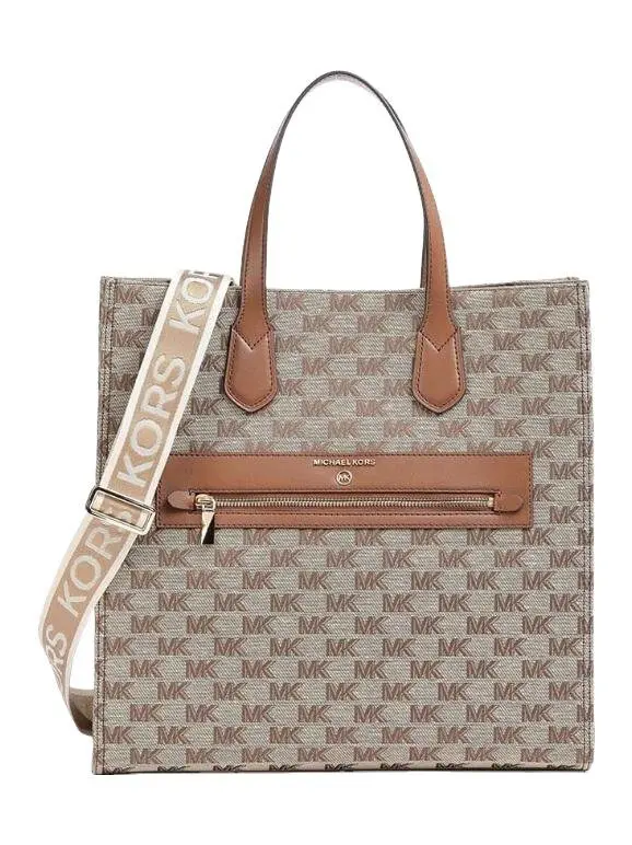 Michael Kors Monogram Jacquard Tote Bag - Multicolor