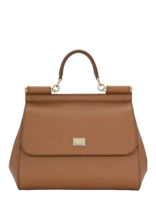 Dolce & Gabbana Sicily Large Tote Bag - Caramel