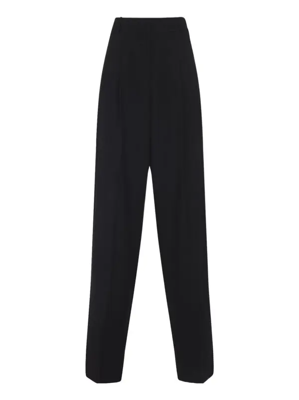 THE FRANKIE SHOP Pleated Detail Trousers - Black