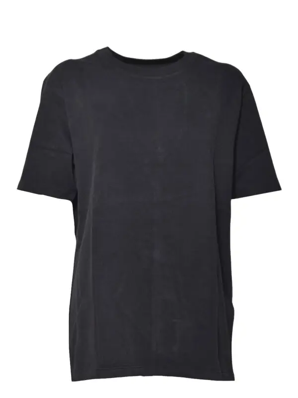 JIL SANDER Crewneck Logo Patch T-shirt - Black