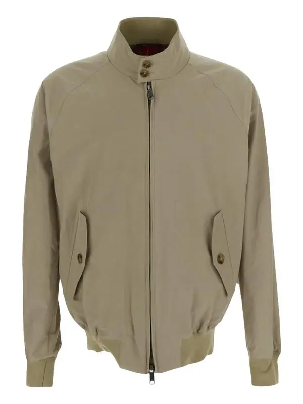 BARACUTA G9 Harrington Zip-up Bomber Jacket - Gray