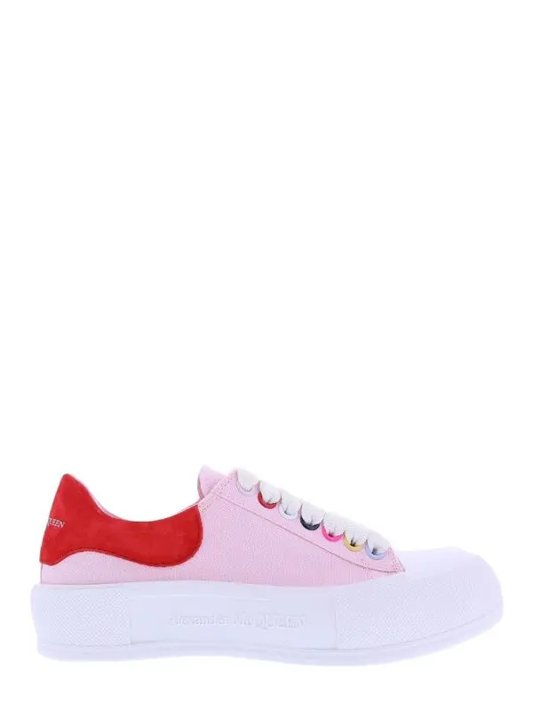 Alexander McQueen Color-blocked Low-top Sneakers - Blue