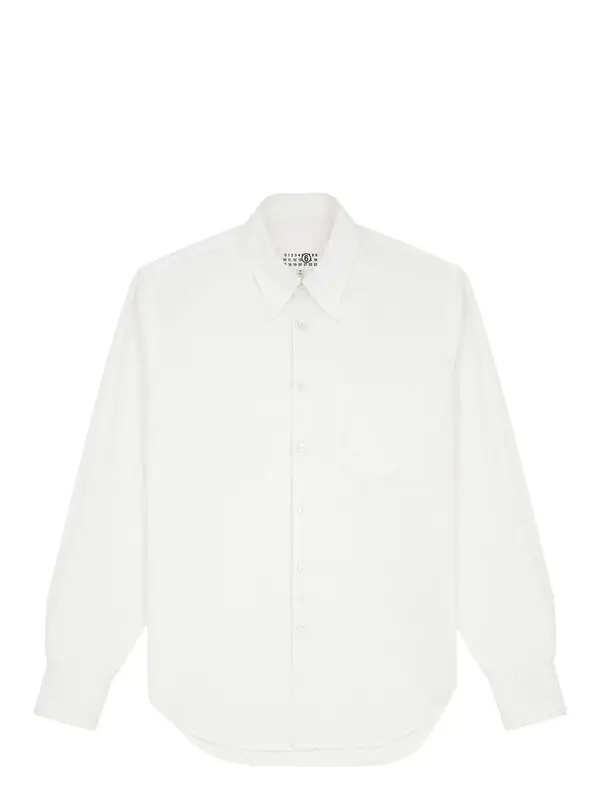 MAISON MARGIELA Cut Out Detailed Buttoned Shirt - No