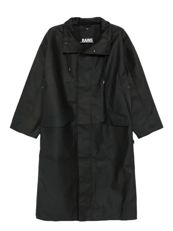 Rains Long Casual Jacket - Black