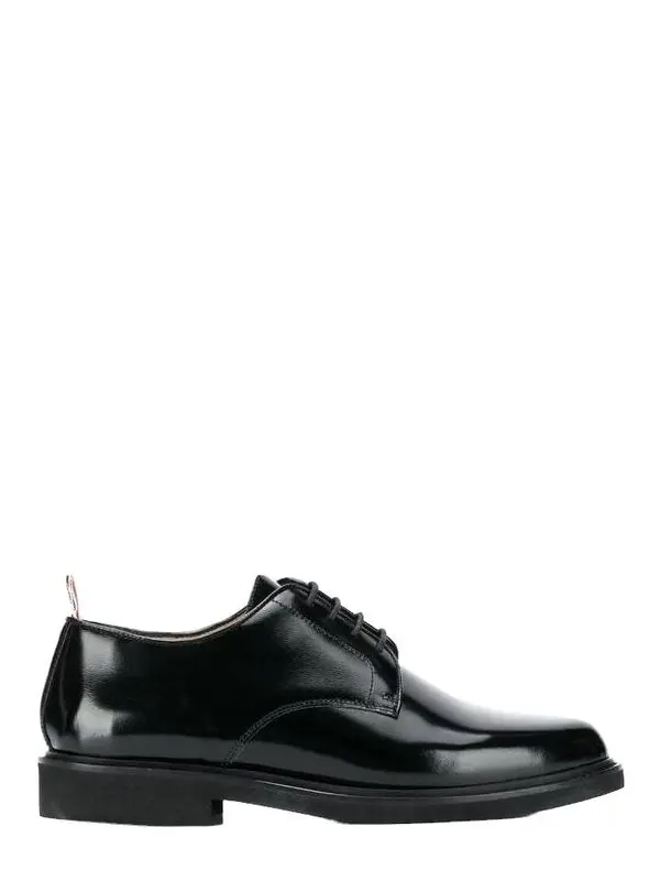 Thom Browne Patent Leather Derby Shoes - Black