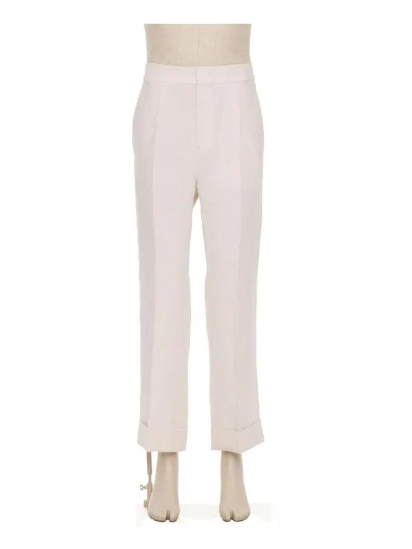 Valentino Garavani Straight-leg Trousers - Ivory White