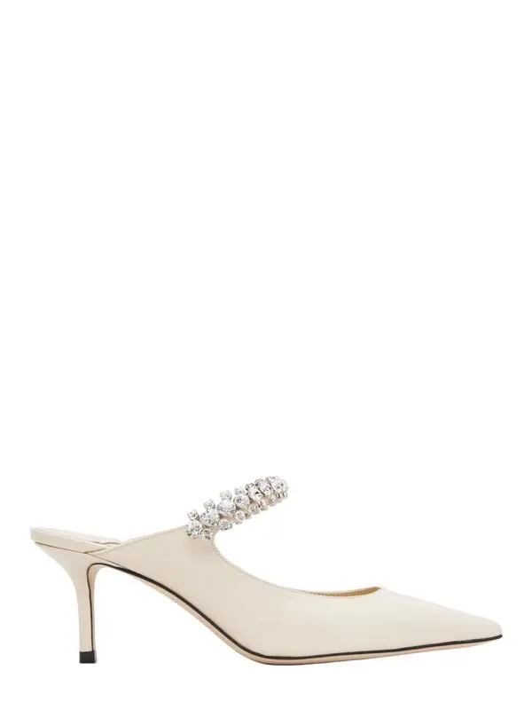 JIMMY CHOO Bing 65 Mules - Flaxen