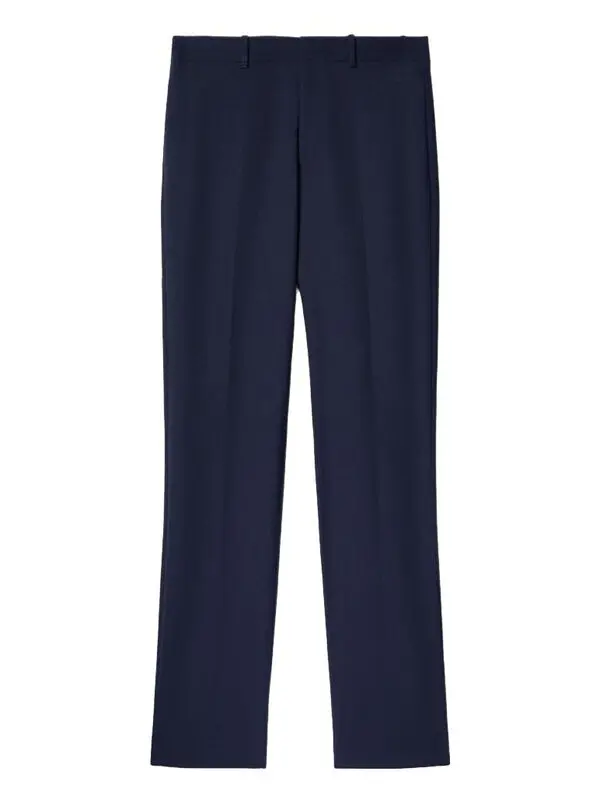 Off-White Mid-rise Straight Leg Pants - Black