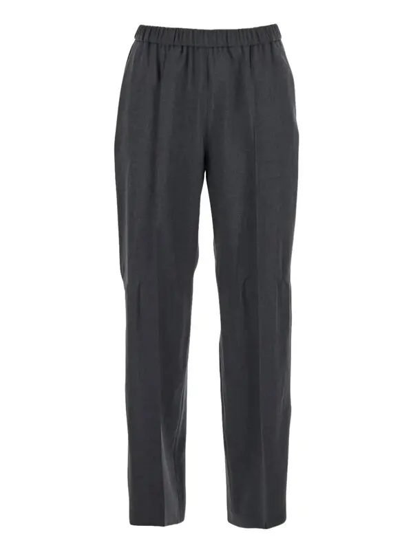 Fabiana Filippi Elastic Waist Casual Pants - Grey
