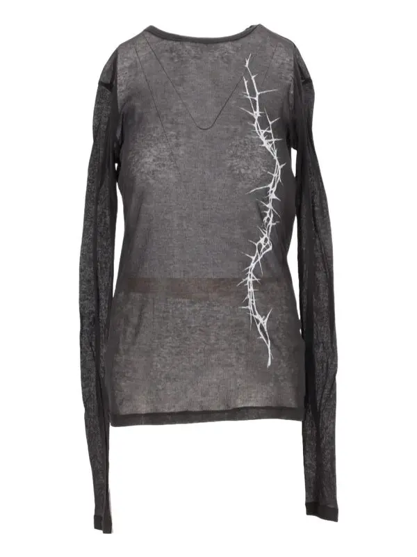 ANN DEMEULEMEESTER Fiene Printed Long Sleeve T-shirt - No