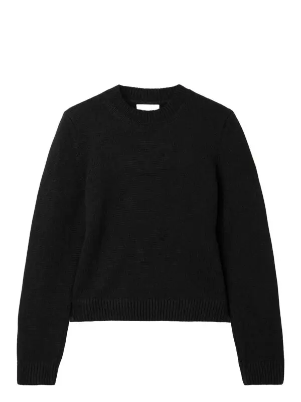 Khaite Leta Crewneck Knitwear - Black