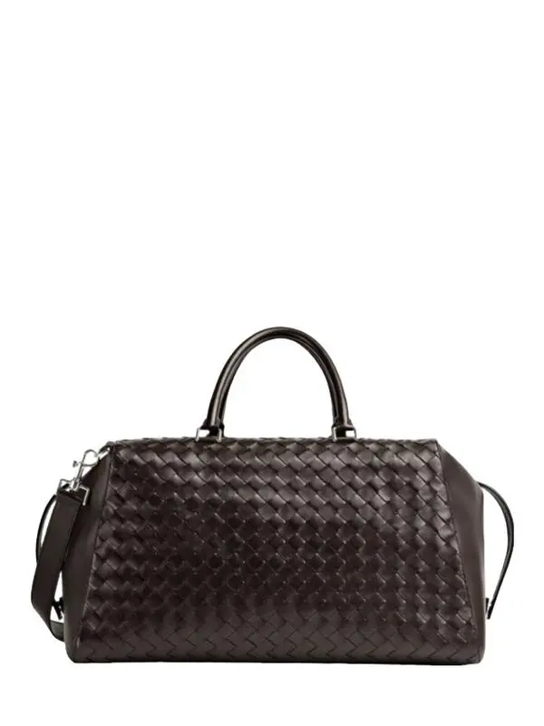 Bottega Veneta Zip Tape Weekender Bag - Black