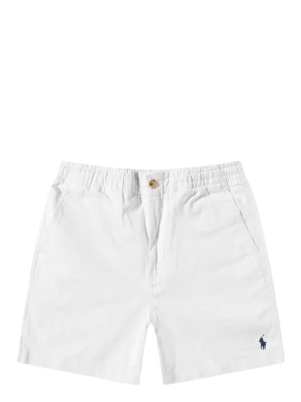 Polo Ralph Lauren Chino Shorts With Embroidered Logo - White