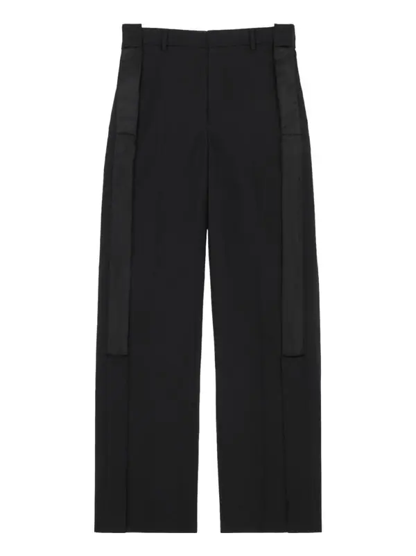 MAISON MARGIELA Tailored Trousers With Side Panels - Black