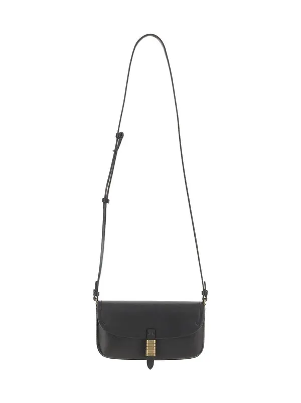 Pinko Logo Detailed Crossbody Bag - Black