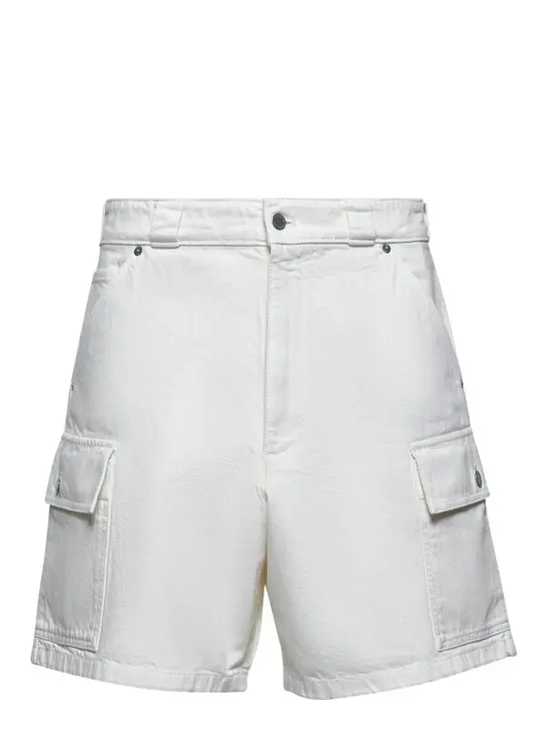 Prada Denim Bermuda Shorts - White
