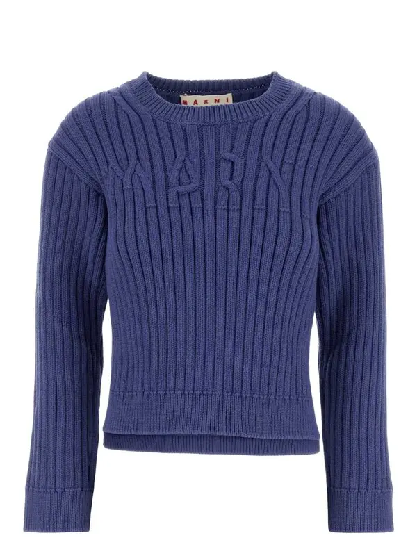 Marni Rib-knitted Crewneck Jumper - Bluesodalite