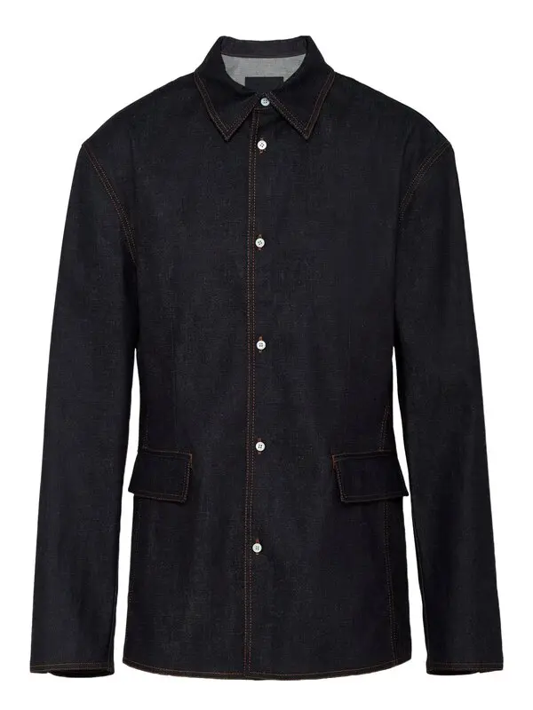 Prada Denim Jacket - Blue