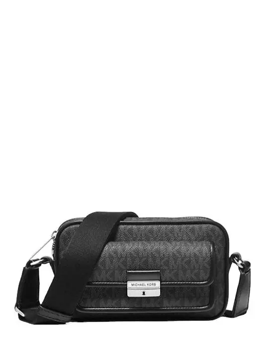 Michael Kors Bradshaw Extra-small Signature Logo Camera Crossbody Bag - Black