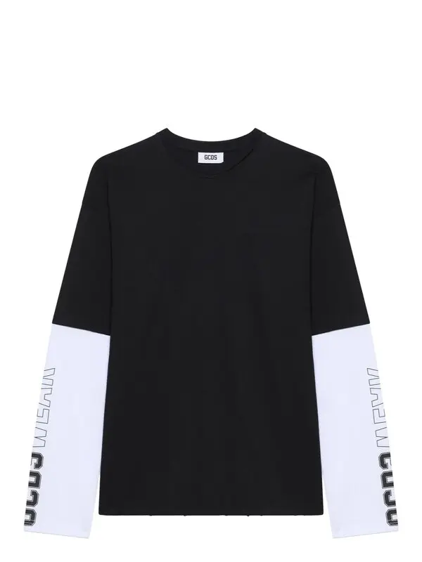 Gcds Long Sleeve T-shirt - Black