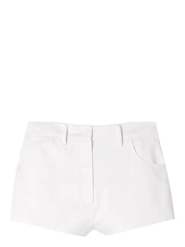 Magda Butrym Belt Loop Shorts - White