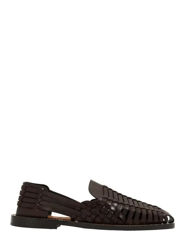 Brunello Cucinelli Woven Loafers - Black