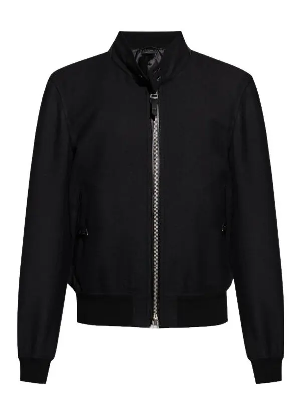 TOM FORD Zip-fastening Bomber Jacket - Black