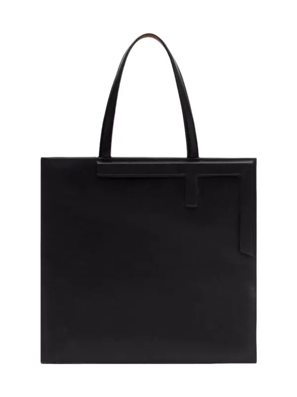 Fendi Color-blocked Leather Bag - Black