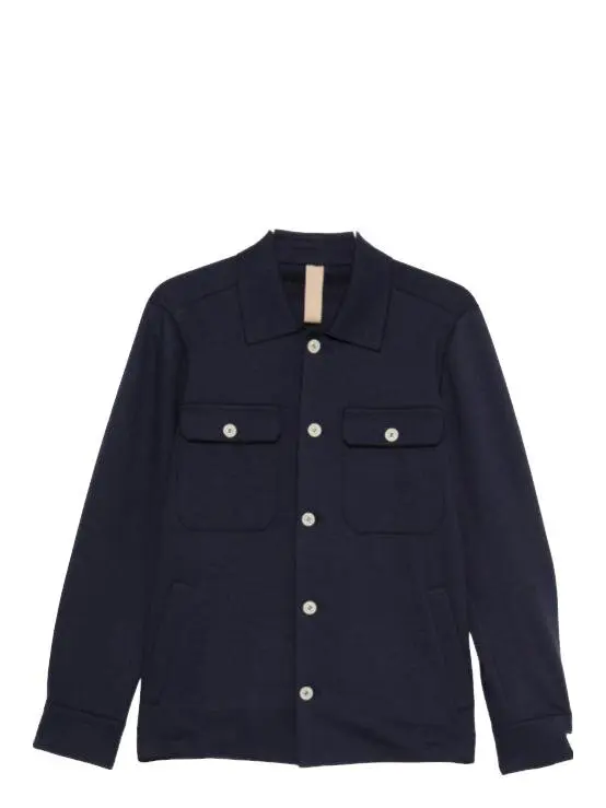 Eleventy Pocket Button Shirt - Blue