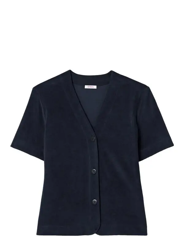 ERES Paresse Short Sleeve Shirt - Midnight Blue